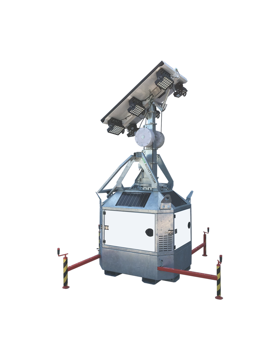 Work Zone Lighting : Led Light Tower Cube (LLTC)